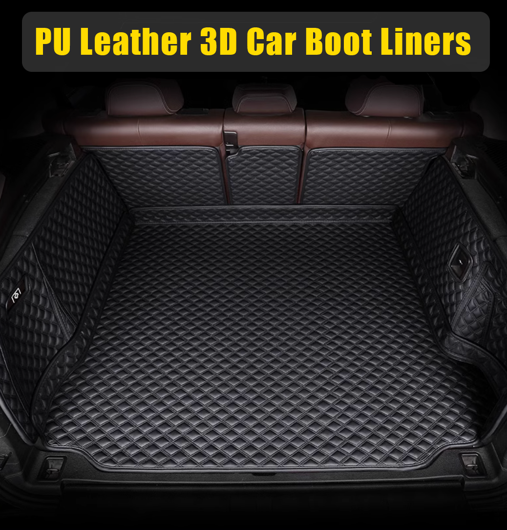 PU leather 3D boot liners for SsangYong – MS Car Mats